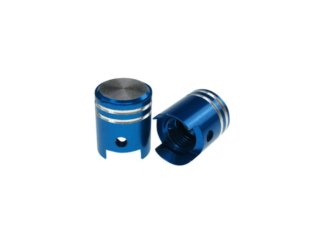 Tomos valve caps piston blue | Tomosshop