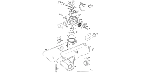 Exploded view Tomos Flexer