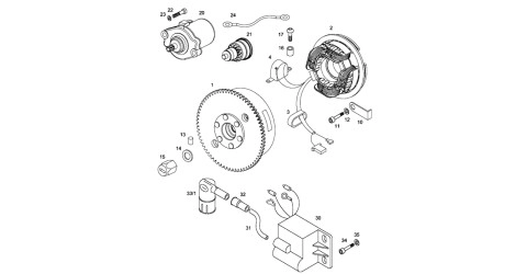 Exploded view Tomos Flexer XL