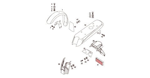 Exploded view Tomos Flexer XL