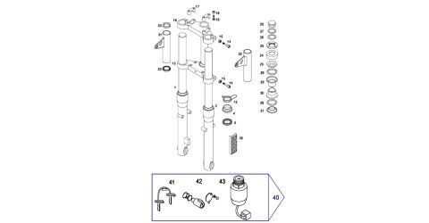 Exploded view Tomos Flexer XL