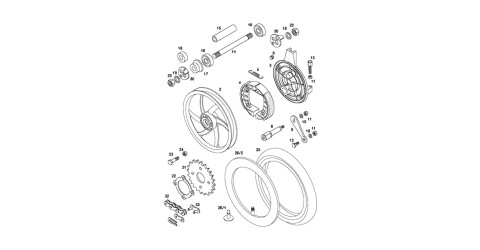 Exploded view Tomos Flexer XL