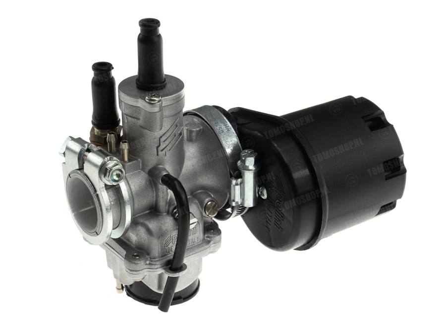 Tomos Polini CP 21mm carburateur klemversie kabel choke met luchtfilter