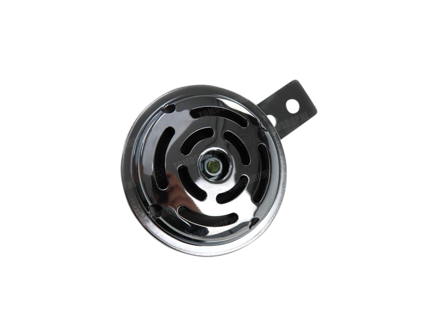 Tomos Claxon 6V 70mm AC wisselspanning chroom