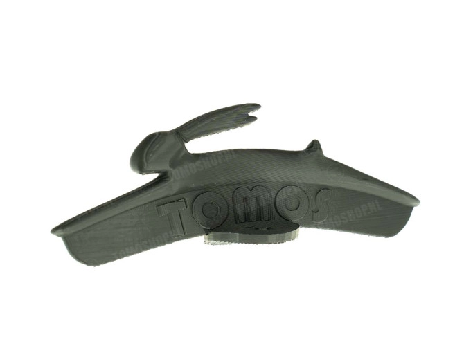 Voorspatbord plaatje Tomos logo met springende haas