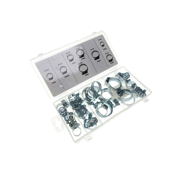 Slangenklem assortiment 40-delig