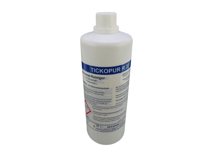 Ultrasonic cleaner cleaning fluid TICKOPUR R33 1L