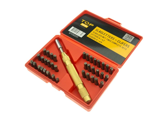 Slagletter en cijferset 38-delig kopen? | Tomoshop.nl