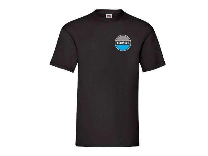 Shoppe das neue Tomos Moped-T-Shirt mit Retro-Logo und Line-Art der A35