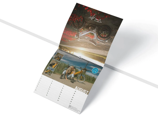 Birthday calendar Models with Tomos Mopeds Made in Holland