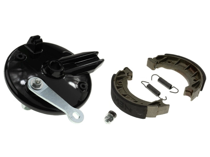 Brake torque plate Tomos A35 120mm front / rear black Newfren