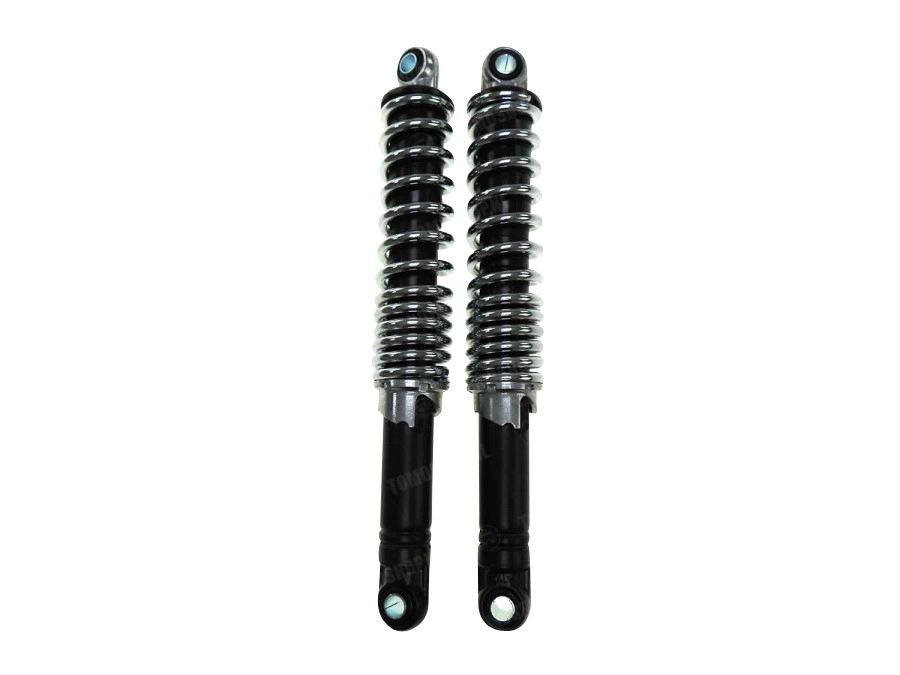 Shock absorber set 300mm chrome / black IMCA reinforced