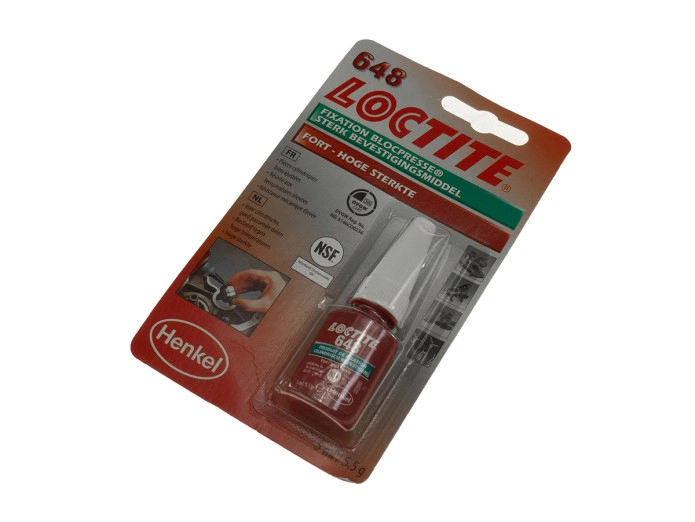 Loctite 648 5ml (extremely strong green)