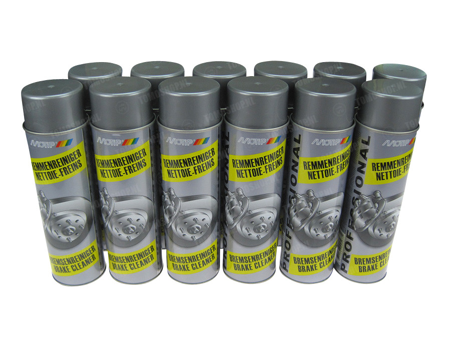 Tomos Motip brake cleaner (12 cans) | Tomosshop
