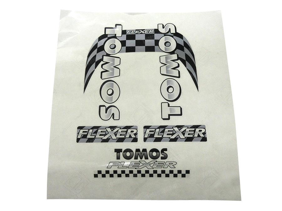 Tomos Flexer frame sticker set origineel