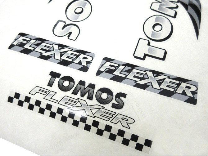 Tomos Flexer frame sticker set origineel