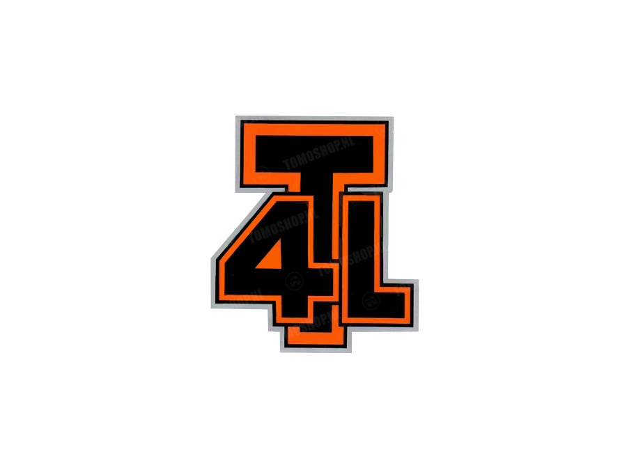 Sticker Tomos 4TL logo 68x78mm