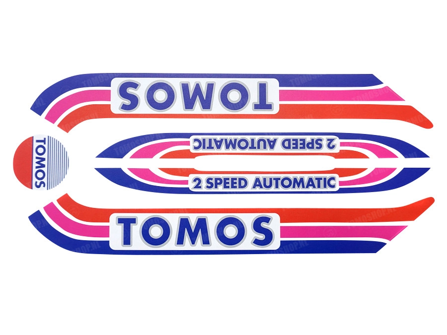 Tomos A3 frame sticker old type