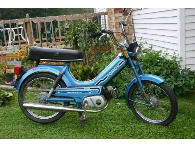 Sticker for Tomos 2-Speed Automatic Bullet in black / grey