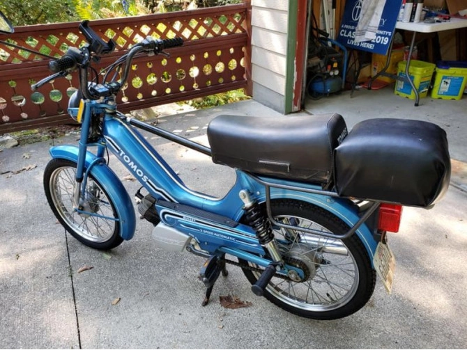 Tomos 2-Speed Automatik Aufkleber für Bullet in schwarz / grau