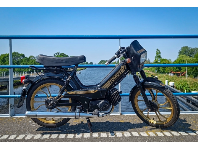 Sticker Tomos 2-Speed Automatic SP gold / black set