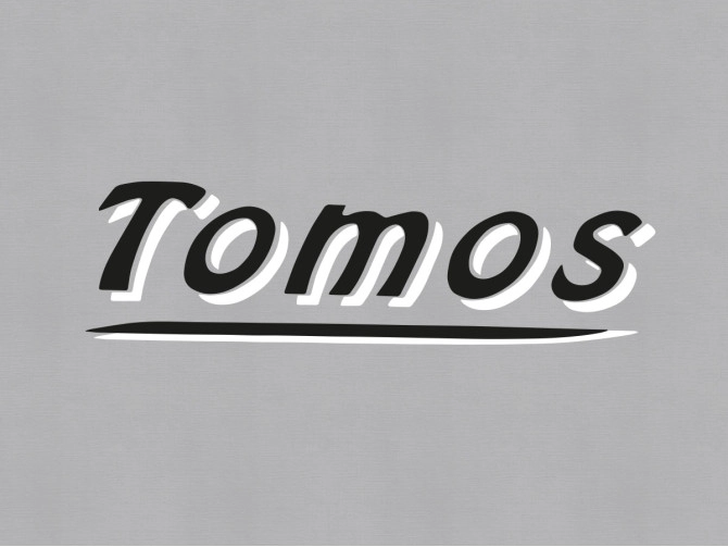 Sticker Tomos zwart kopen? | Tomoshop.nl
