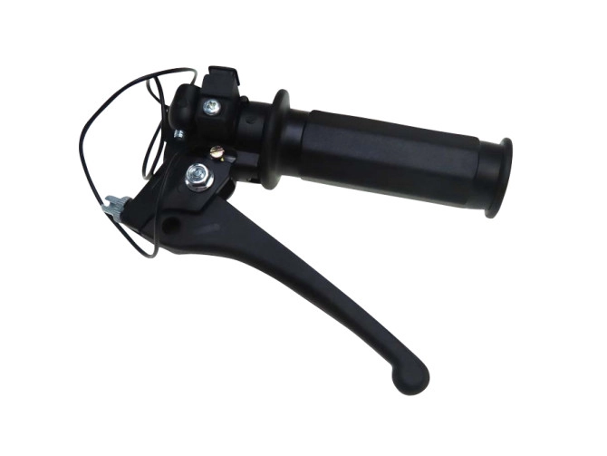Throttle lever / brake lever set with extra levers modern