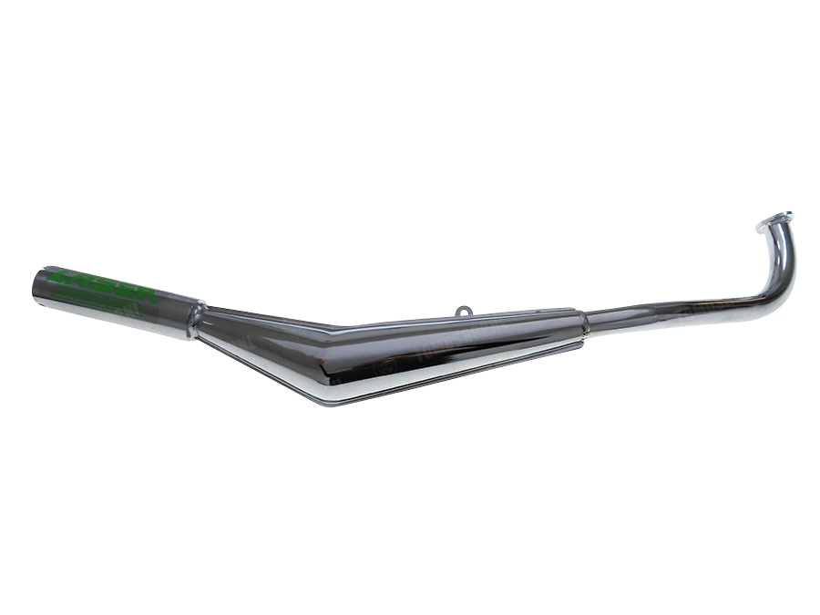 Uitlaat Tomos A35 28mm Laser chroom