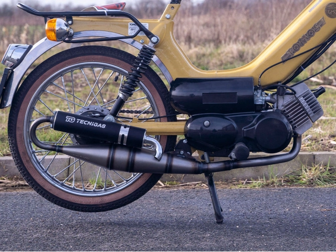 Tecnigas Next R uitlaat Tomos A35 blank kopen? | Tomoshop