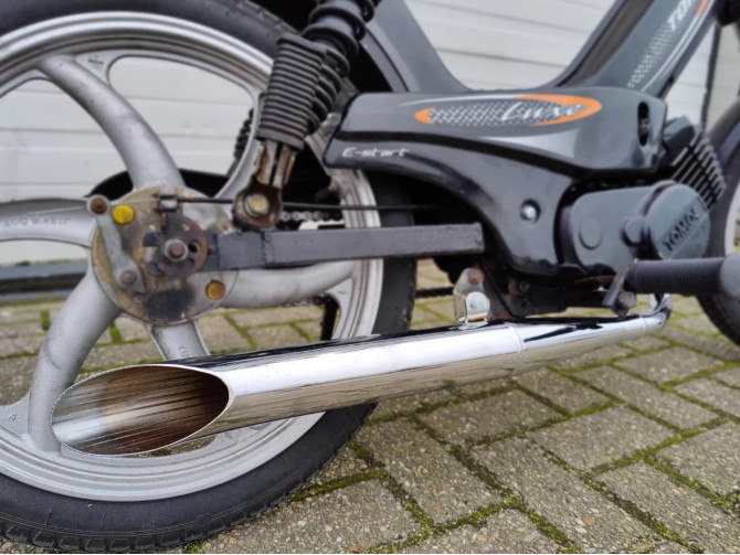 Uitlaat Tomos A3 / A35 22mm Jamarcol sidepipe chroom (euro2)